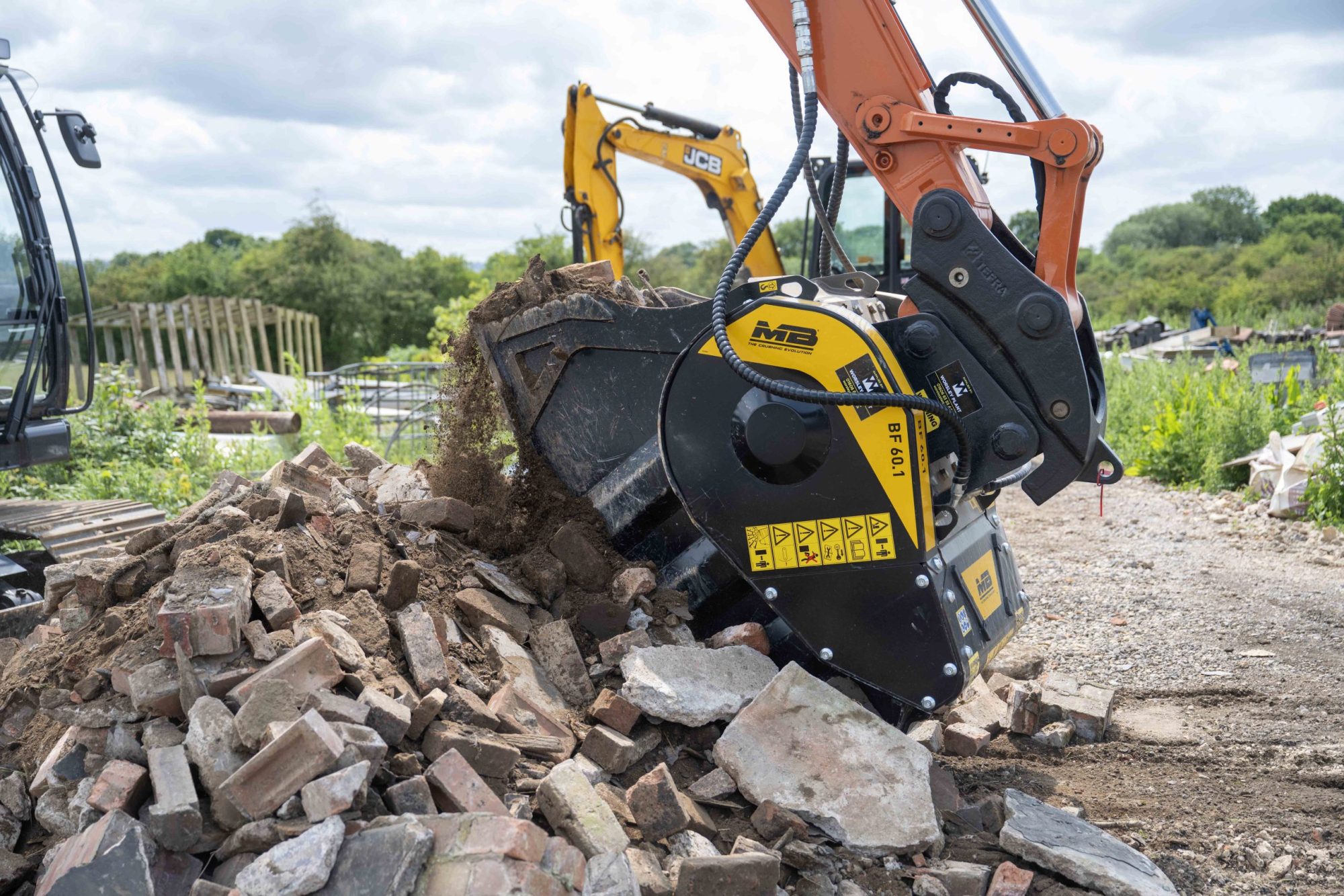 Cutting Costs on Site with an MB Crusher Bucket | Worsley Plant